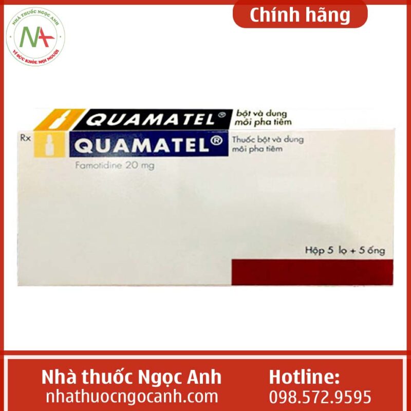 Thuốc Quamatel 20mg (dạng tiêm) là thuốc gì, giá bao nhiêu, mua ở đâu?