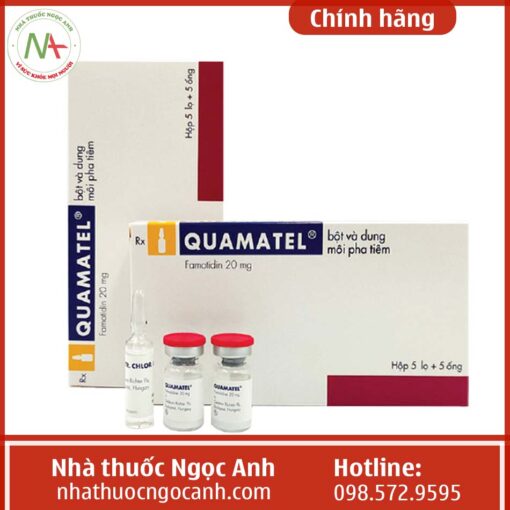 Thuốc Quamatel 20mg (dạng tiêm) là thuốc gì, giá bao nhiêu, mua ở đâu?