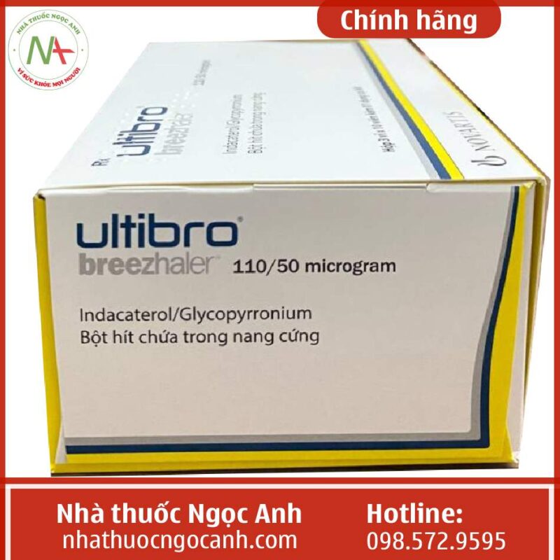 Thuốc Ultibro Breezhaler 110/50mcg 3x10 giá bao nhiêu, mua ở đâu?