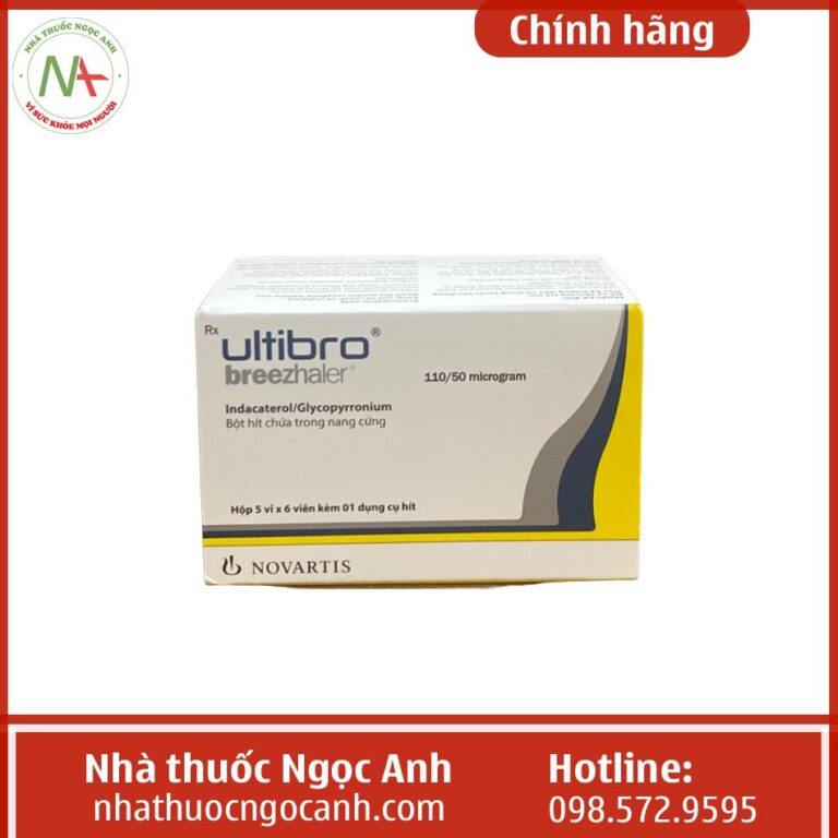 Thuốc Ultibro Breezhaler 110/50mcg: Công dụng, liều dùng, giá bán