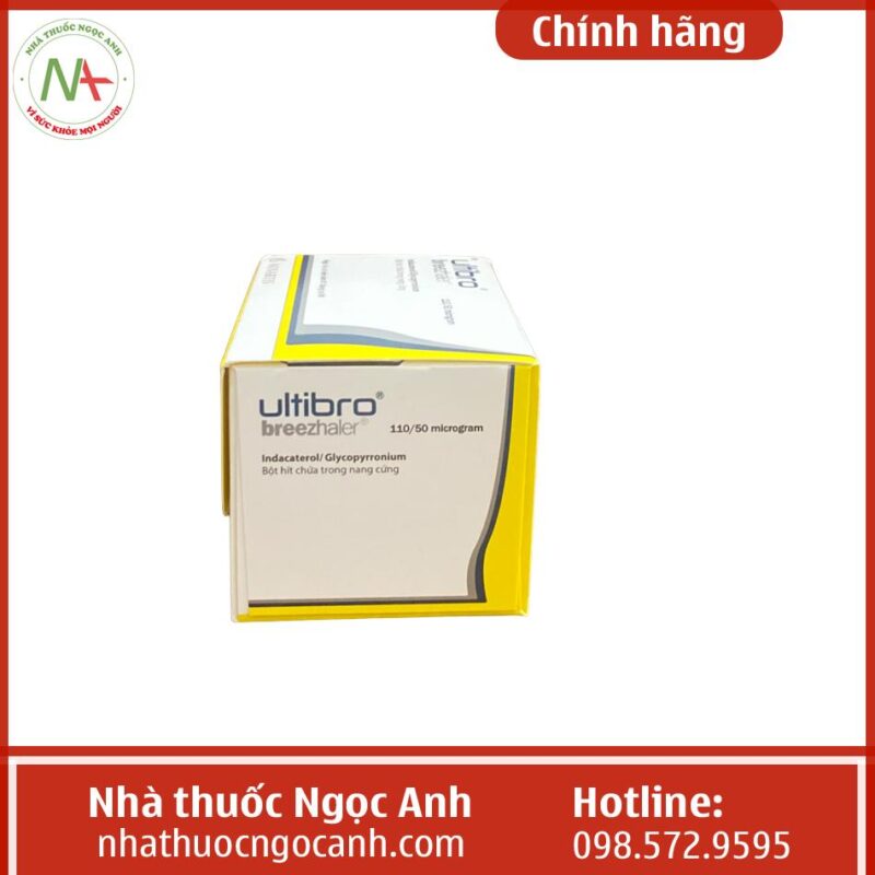 Thuốc Ultibro Breezhaler 110/50mcg: Công dụng, liều dùng, giá bán