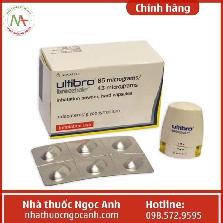 Thuốc Ultibro Breezhaler 110/50mcg: Công dụng, liều dùng, giá bán