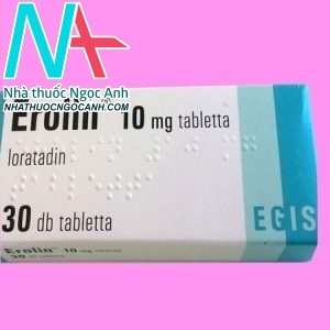 Thuốc Erolin: Công dụng, liều dùng, lưu ý tác dụng phụ, giá bán