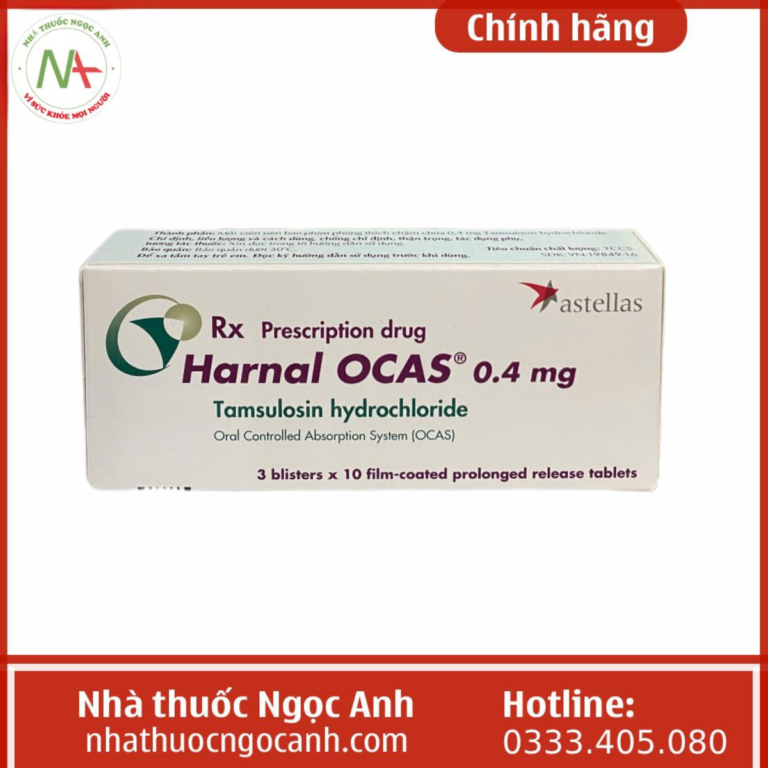 Thuốc Harnal OCAS 0,4mg có tác dụng gì, mua ở đâu, giá bao nhiêu