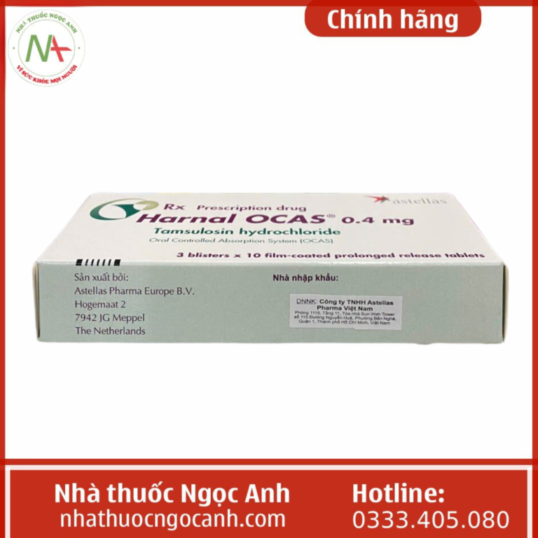 Thuốc Harnal OCAS 0,4mg có tác dụng gì, mua ở đâu, giá bao nhiêu
