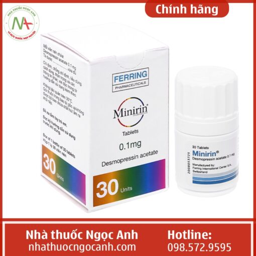 Thuốc Minirin Tablets 0.1mg là thuốc gì, giá bao nhiêu, mua ở đâu