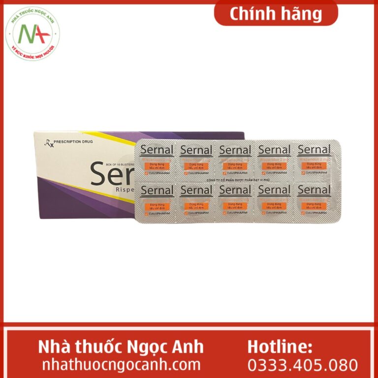 Thuốc Sernal 2mg là thuốc gì, có tác dụng gì, giá bao nhiêu, mua ở đâu?