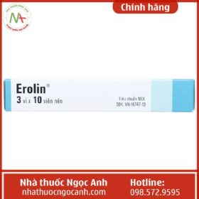 Thuốc Erolin 10mg là thuốc gì, có tác dụng gì, mua ở đâu, giá bao nhiêu?