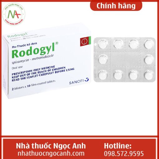 Thuốc Rodogyl 750.000 IU/125mg liều dùng, giá bao nhiêu, mua ở đâu