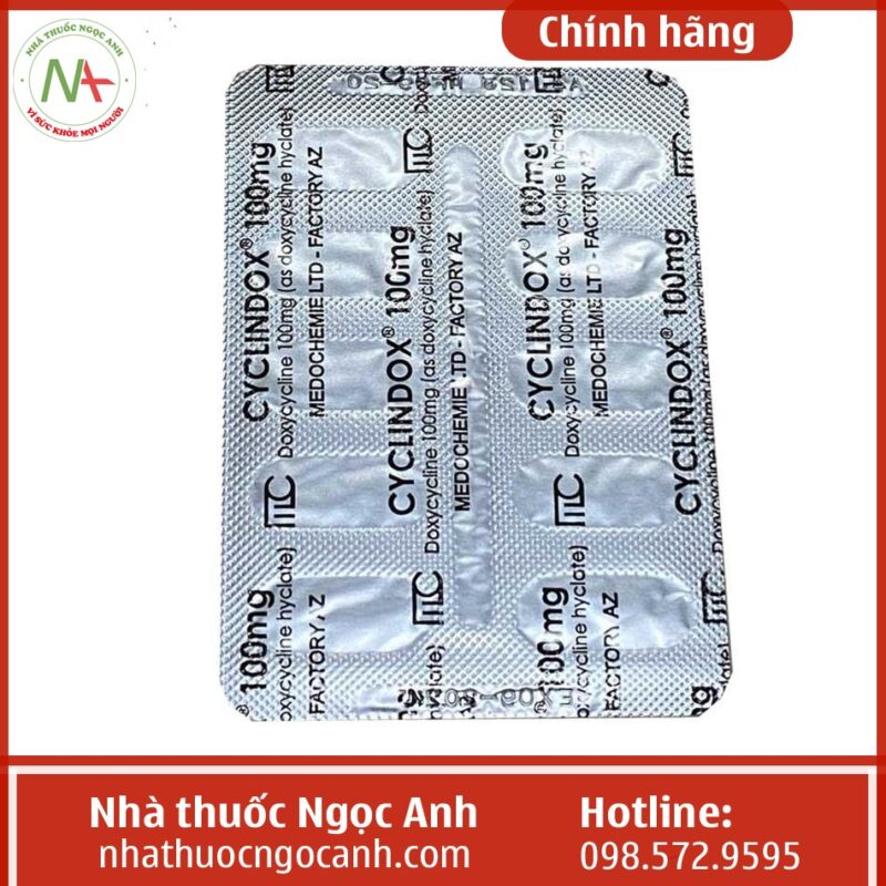Thuốc Cyclindox 100mg là thuốc gì? tác dụng, giá bán, mua ở đâu
