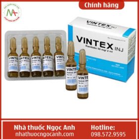 Thuốc Vintex 50mg/2ml có tác dụng gì, giá bao nhiêu, mua ở đâu?