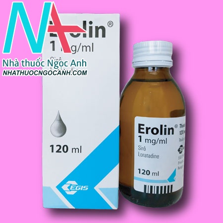 Thuốc Erolin: Công dụng, liều dùng, lưu ý tác dụng phụ, giá bán