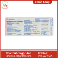 Thuốc Certican 0,25mg có tác dụng gì? Mua ở đâu? Giá bao nhiêu