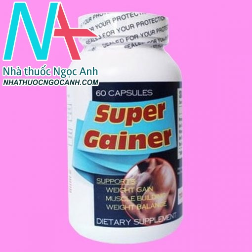 Thuốc Super Gainer là gì? giá bao nhiêu? mua ở đâu? có tác dụng gì?