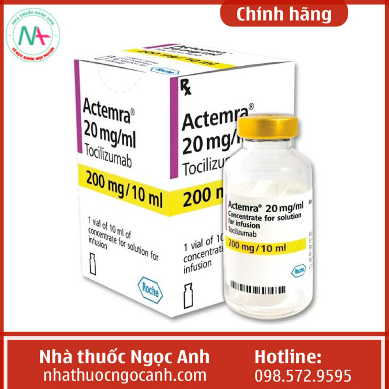 Thuốc Actemra 20mg/ml là thuốc gì, tác dụng gì, giá bao nhiêu, mua ở đâu