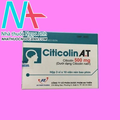 Thuốc Citicolin A.T: Công dụng, liều dùng, lưu ý tác dụng phụ, giá bán