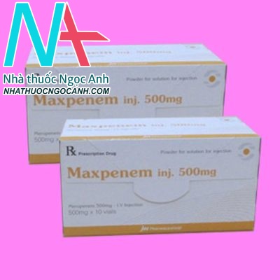 Thuốc Maxpenem Injection 500mg: Công dụng, liều dùng, giá bán
