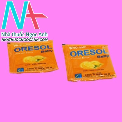 Oresol baby: Công dụng, liều dùng, lưu ý tác dụng phụ, giá bán