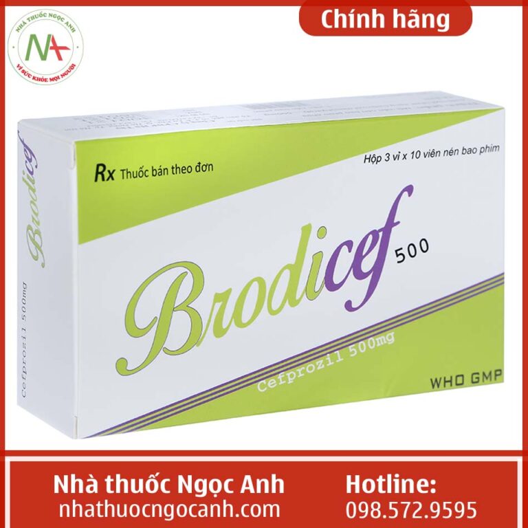Thuốc Brodicef 500 mg có dùng được cho bà bầu không, giá bao nhiêu, mua ...