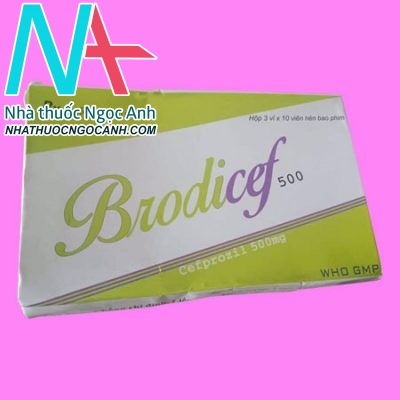 Thuốc Brodicef: Tác dụng, liều dùng, giá bao nhiêu? Mua ở đâu?