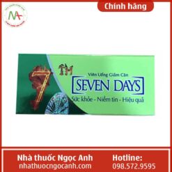 Viên uống giảm cân Seven Days giá bao nhiêu, mua ở đâu chính hãng