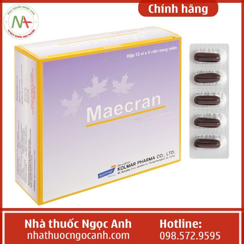 Thuốc Maecran thành phần, công dụng, giá bao nhiêu, mua ở đâu?