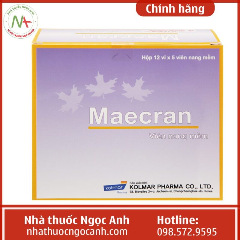 Thuốc Maecran là thuốc gì, tác dụng gì, giá bao nhiêu, mua ở đâu?