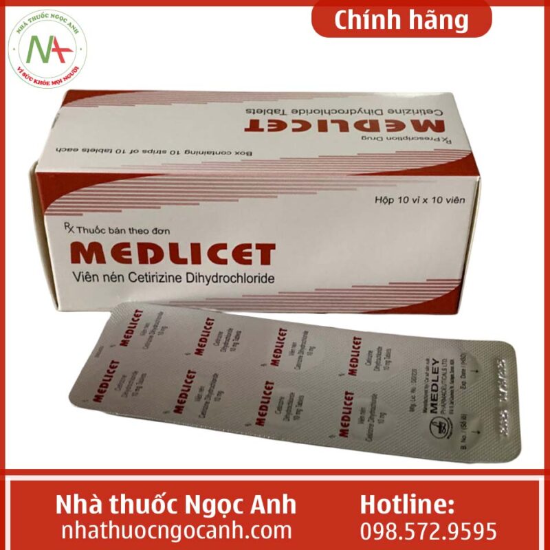 Thuốc Medlicet 10mg là thuốc gì, có tác dụng gì, giá bao nhiêu, mua ở đâu?