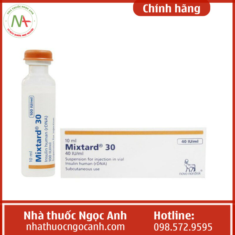Thuốc Mixtard 30 100IU/ml là thuốc gì, mua ở đâu, giá bao nhiêu?