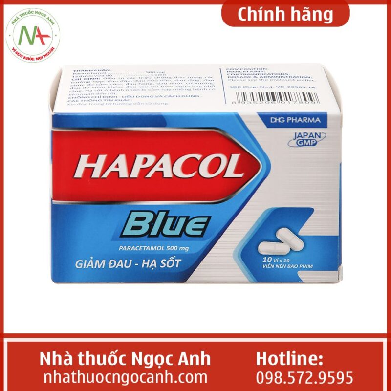 Thuốc Hapacol Blue 500mg là thuốc gì, giá bao nhiêu, mua ở đâu?