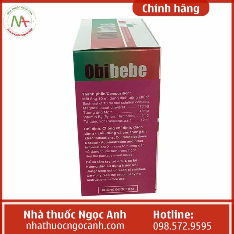 Thuốc Obibebe là thuốc gì? tác dụng, giá bao nhiêu? mua ở đâu