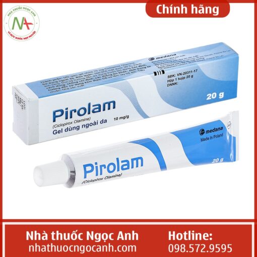 Thuốc Pirolam Gel 20g có tác dụng gì, giá bao nhiêu, mua ở đâu?