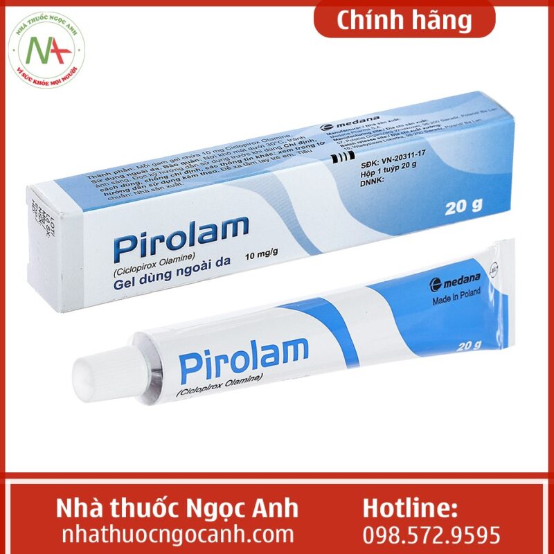 Thuốc Pirolam Gel 20g có tác dụng gì, giá bao nhiêu, mua ở đâu?