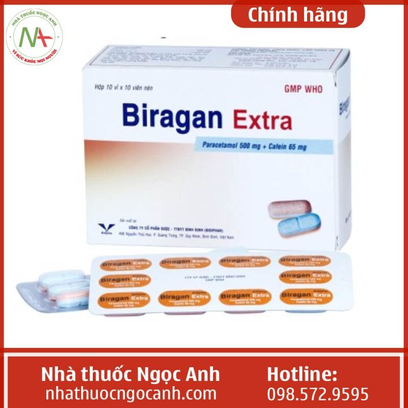 Thuốc Biragan Extra 500 mg là thuốc gì, giá bao nhiêu, mua ở đâu?