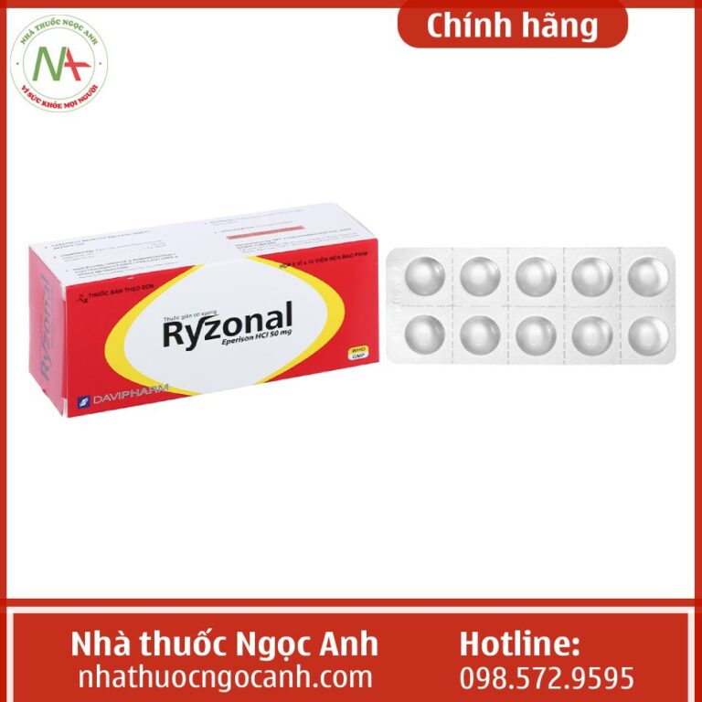 Thuốc Ryzonal 50mg là thuốc gì, trị bệnh gì, giá bao nhiêu, mua ở đâu