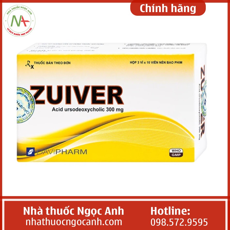 Thuốc Zuiver 300mg là thuốc gì, tác dụng gì, giá bao nhiêu, mua ở đâu