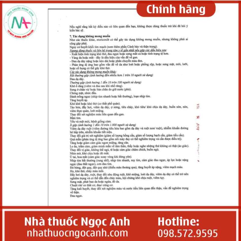 [CHÍNH HÃNG] Thuốc giảm đau MAGRAX 90mg: Công dụng. Cách dùng
