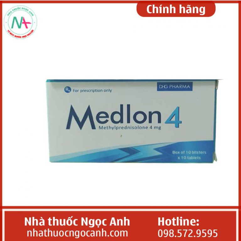 Thuốc Medlon 4 là thuốc gì, liều dùng, giá bao nhiêu, mua ở đâu?