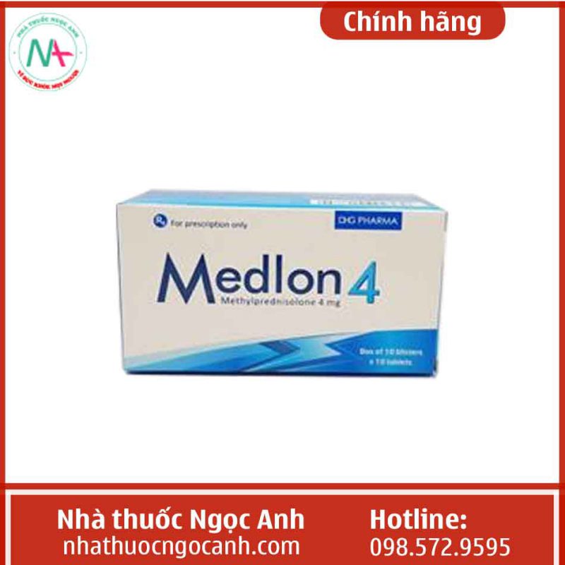 Thuốc Medlon 4 là thuốc gì, liều dùng, giá bao nhiêu, mua ở đâu?