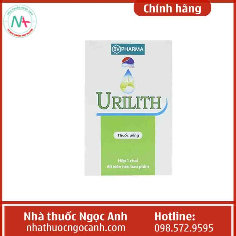 [CHÍNH HÃNG] Thuốc Urilith hộp 60 viên: Công dụng, Giá bán
