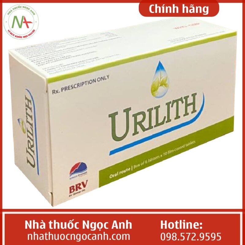 Thuốc Urilith là thuốc gì, có tác dụng gì, giá bao nhiêu, mua ở đâu?