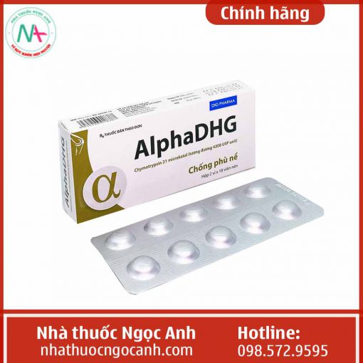 [CHÍNH HÃNG Thuốc Alpha Choay: Công dụng, liều dùng, giá bán