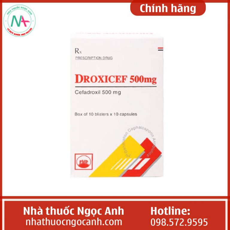 Thuốc Droxicef 500mg là thuốc gì, liều dùng, giá bao nhiêu, mua ở đâu