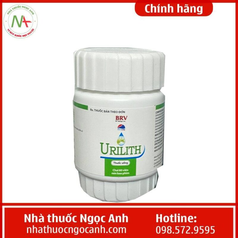 [CHÍNH HÃNG] Thuốc Urilith hộp 60 viên: Công dụng, Giá bán