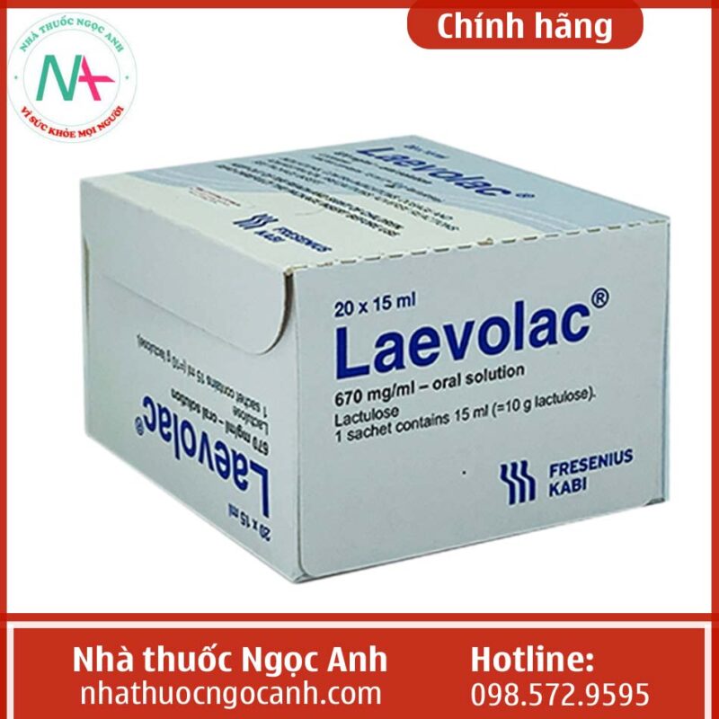 Thuốc Laevolac 670mg/ml có tác dụng gì, giá bao nhiêu, mua ở đâu