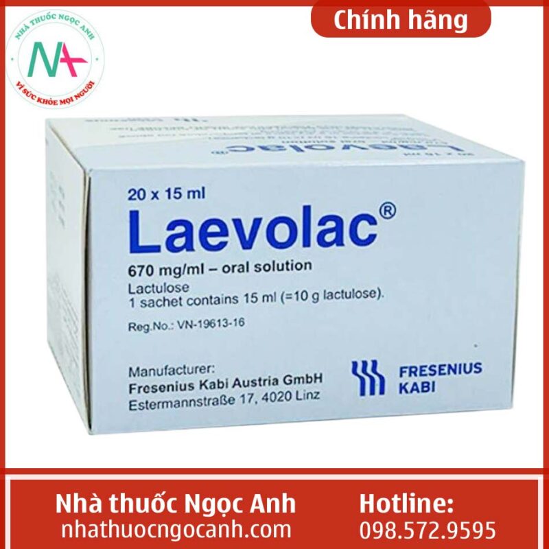 Thuốc Laevolac 670mg/ml có tác dụng gì, giá bao nhiêu, mua ở đâu