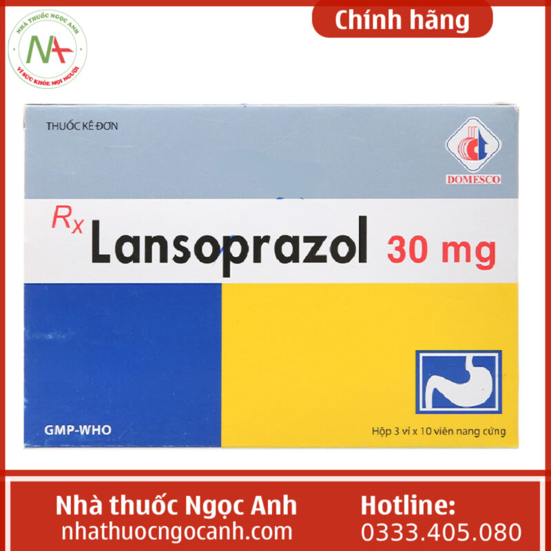 Thuốc Lansoprazol 30mg Domesco là thuốc gì, giá bao nhiêu, mua ở đâu?