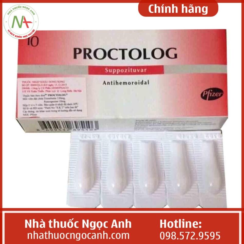 Thuốc đặt hậu môn Proctolog tại sao bị thu hồi, giá bao nhiêu, mua ở đâu