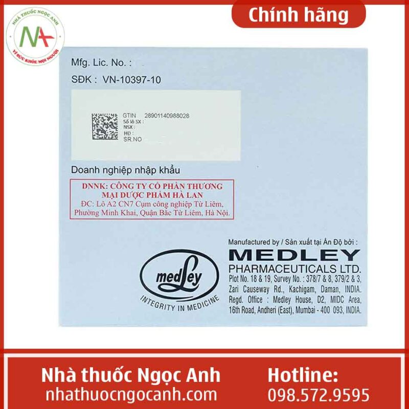 Thuốc Pylomed H.pylori Kit là thuốc gì, giá bao nhiêu, mua ở đâu?