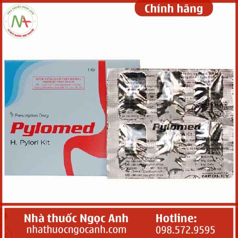 Thuốc Pylomed H.pylori Kit là thuốc gì, giá bao nhiêu, mua ở đâu?